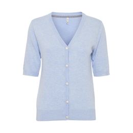 Pulz Jeans Strickjacke 'Pzsara' Damen Gr&ouml;&szlig;e XXL hellblau