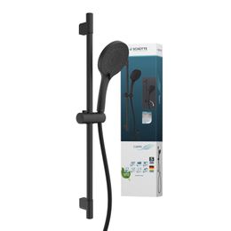 Sch&uuml;tte CAPRI Stangenbrause-Set, Schwarz matt