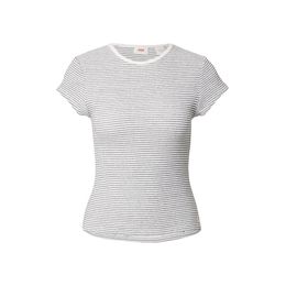 Levi's Levi's T-Shirt 'Dry Goods Waffle Cap-Sleeve Tee' Damen Gr&ouml;&szlig;e L schwarz / wei&szlig;