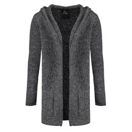 Key Largo Cardigan 'Terry' Herren Gr&ouml;&szlig;e L dunkelgrau