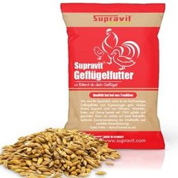 Supravit Braugerste - Erg&auml;nzungsfutter f&uuml;r H&uuml;hner und Tauben - energiereiches Zusatzfutter liefert wertvolle Kohlenhydrate - leicht verdaulich und gut vertr&auml;glich 25 kg