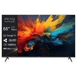 PEAQ PTV 55GQU-5025C TV (Flat, 55 Zoll / 139,0 cm, QLED 4K, SMART TV)