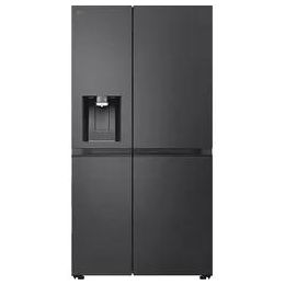 LG GSLE81EPBD Eis-, Crushed Ice- und Wasserspender Side-by-Side (628 l, D, 1790 mm hoch, Black Metallic)