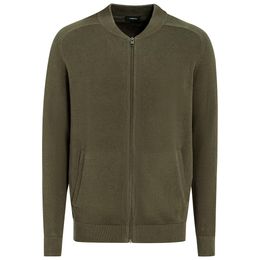 VanVaan Herren Strickjacke mit Rei&szlig;verschluss