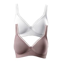 PETITE FLEUR by LASCANA Bra female size 80 Nude / White