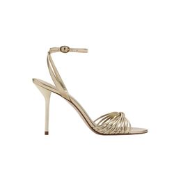 Mango Strap Sandals 'SERENA' female size 36 Gold