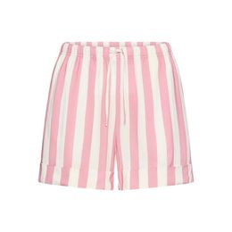 s.Oliver Pyjamashorts violett Gr. 36 f&uuml;r Damen. Loose Fit