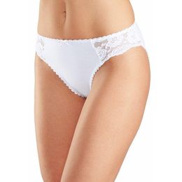 PETITE FLEUR BY LASCANA Jazz-Pants Slips mehrfarbig Gr. 52/54 f&uuml;r Damen. Mit Spitze, Schleife. K&ouml;rpernah. Nachhaltig.