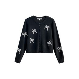 next Strickjacke Damen Gr&ouml;&szlig;e XXL/XXXL schwarz / silber