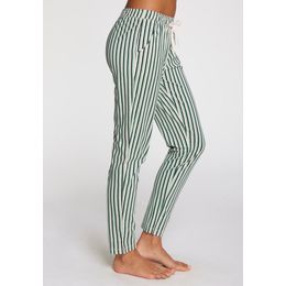 s.Oliver Pyjamahose mehrfarbig Gr. 40/42 f&uuml;r Damen. Mit Allover-Druck. Basic. Nachhaltig.