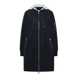 Cecil Between-Seasons Coat female size S Dark blue / Light grey