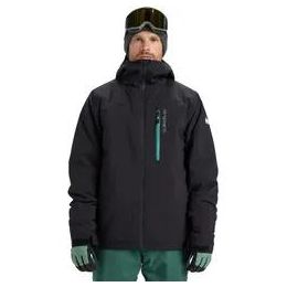 Snowboardjacke Quiksilver "Titano", Herren, Gr. S, schwarz, Obermaterial: 100% Microfaser;, Jacken Snowboardjacke