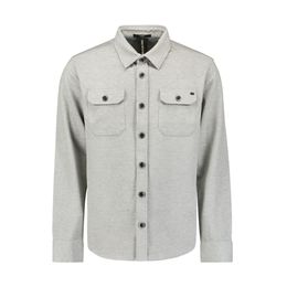 No Excess Button Up Shirt male size XL Light grey