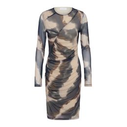 Leger By Lena Gercke Kleid 'Tamlyn' Damen Gr&ouml;&szlig;e 38 hellbeige / braun / dunkelgrau / schwarz Sommerkleid
