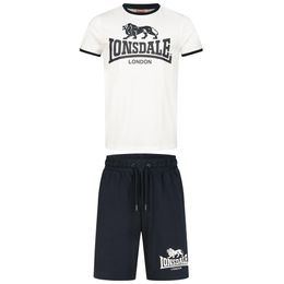 Lonsdale Jogginganzug ' MAIST ' Herren Gr&ouml;&szlig;e S schwarz / wei&szlig;