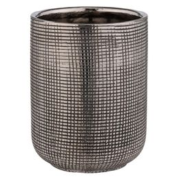Wenko Zahnputzbecher "Rivara" in Silber - (H)9,5 x &Oslash; 7,5 cm - 44% | Badezimmer-accessoires