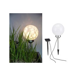 Profigarden LED-Solar-Gartenstecker in Wei&szlig; - (H)51 cm - 9% | Aussenbeleuchtung