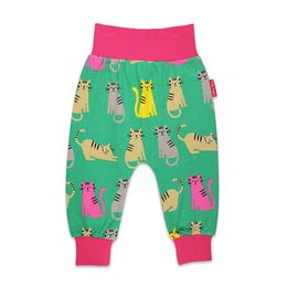 Toby tiger Sweathose in Bunt/ Gr&uuml;n/ Pink - 46% | Gr&ouml;&szlig;e 92 | Babyhosen