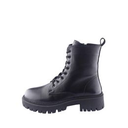 D.Moro Leder-Boots in Schwarz - 50% | Gr&ouml;&szlig;e 38 | Damen-stiefel