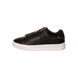Tommy Hilfiger Shoes Leder-Sneakers in Schwarz - 45% | Gr&ouml;&szlig;e 45 | Herrensneakers