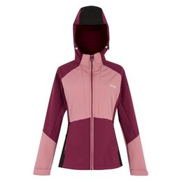 Regatta Softshelljacke "Desoto" in Beere / Rosa - 73% | Gr&ouml;&szlig;e 42 | Damen-outdoorjacken