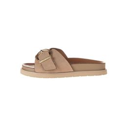 Gant Footwear Leder-Pantoletten in Beige - 61% | Gr&ouml;&szlig;e 38 | Damen-pantoletten