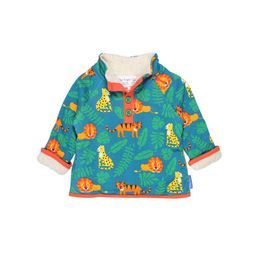 Toby tiger Fleecepullover in Gr&uuml;n - 47% | Gr&ouml;&szlig;e 92 | Kids-fleecejacken-fleecepullover