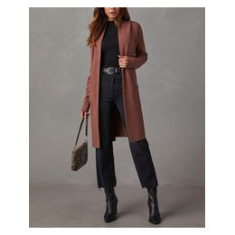 Milan Kiss Cardigan in Hellbraun - 59% | Gr&ouml;&szlig;e S | Damen-pullover-cardigans