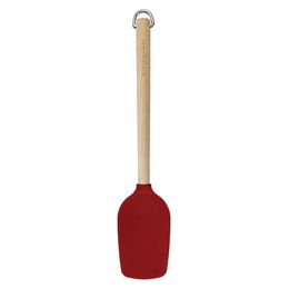 KitchenAid L&ouml;ffel-Teigschaber in Hellgrau/ Rot - (L)31,6 cm - 14% | Kuechenhelfer