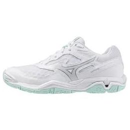 Mizuno Wave Phantom 3 Handballschuhe Damen 40 - white/blue tint 40