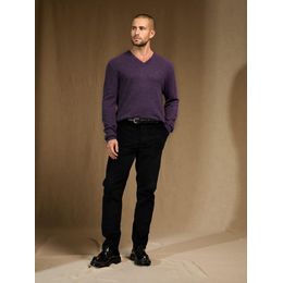 Perfect Cashmere Kaschmir-Pullover "Alexander" in Lila - 61% | Gr&ouml;&szlig;e L | Herren-plussize