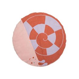 David Fussenegger Krabbeldecke ''Juwel - Schnecke'' in Rosa/ Orange - 66% | Gr&ouml;&szlig;e 120 cm | Baby-spieldecken