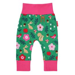 Toby tiger Sweathose in Gr&uuml;n/ Bunt - 56% | Gr&ouml;&szlig;e 80 | Babyhosen
