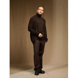 Perfect Cashmere Kaschmir-Cardigan "Hayfield" in Braun - 57% | Gr&ouml;&szlig;e M | Herren-pullover-cardigans