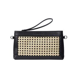 Luhta Clutch "Ootosi" in Beige/ Schwarz - (B)28 x (H)16 x (T)4 cm - 43% | Damen-taschen