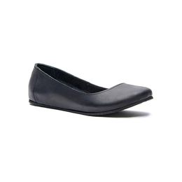 Comfortfusse Leder-Ballerinas in Schwarz - 62% | Gr&ouml;&szlig;e 42 | Damen-ballerinas