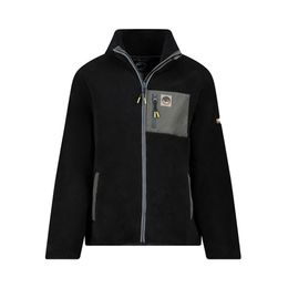 Geographical Norway Fleecejacke "Urock" in Schwarz/ Grau - 65% | Gr&ouml;&szlig;e 140 | Kids-fleecejacken-fleecepullover