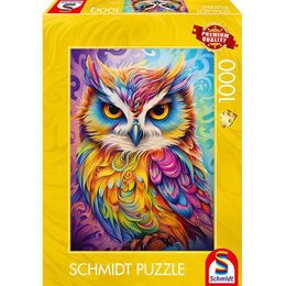 Schmidt Spiele 1.000tlg. Puzzle "Eule im Papageienkleid" - ab 12 Jahren - 12% | Gesellschaftsspiele
