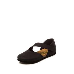 Comfortfusse Leder-Ballerinas in Schwarz - 59% | Gr&ouml;&szlig;e 42 | Damen-ballerinas