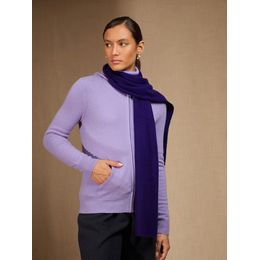 Perfect Cashmere Kaschmir-Schal "Kelly" in Dunkelblau - (L)200 x (B)30 cm - 59% | Damen-schals-tuecher