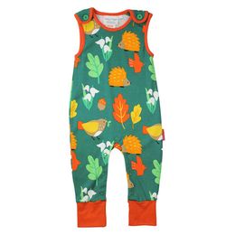 Toby tiger Overall in Gr&uuml;n/ Orange - 52% | Gr&ouml;&szlig;e 80 | Babyoveralls