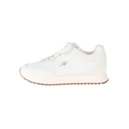 Gant Footwear Leder-Snekaers in Wei&szlig; - 41% | Gr&ouml;&szlig;e 40 | Damen-sneakers