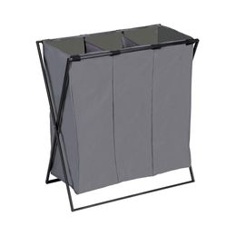 Wenko W&auml;schekorb "Trio" in Grau - (B)69 x (H)76 x (T)37 cm - 36% | Weitere-haushaltshelfer