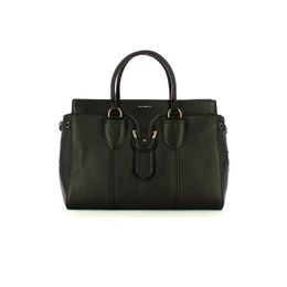 Coccinelle Leder-Henkeltasche in Schwarz - (B)36 x (H)26 x (T)15 cm - 39% | Damen-taschen