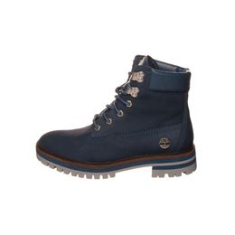 Timberland Leder-Boots in Dunkelblau - 65% | Gr&ouml;&szlig;e 38 | Damen-stiefel