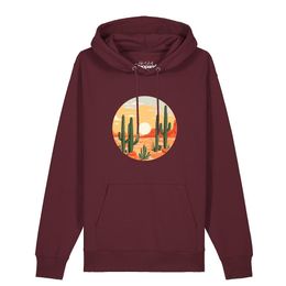 Watapparel Sweatshirt 'Sonnenuntergang in der W&uuml;ste' male Red size XXXL