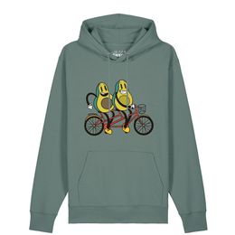 Watapparel Sweater 'Avocado Fahrrad' male Green size S