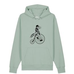 Watapparel Sweater 'T-Rex auf Fahrrad' male Green size XXXL