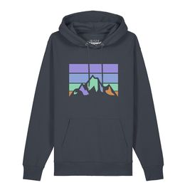 Watapparel Sweatshirt 'Retro Landscape' male Grey size S