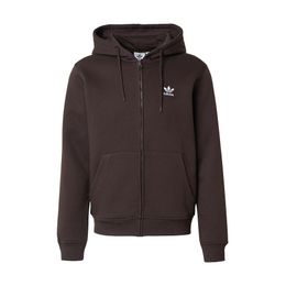adidas originals Zip-Up Hoodie 'ESS' male Brown size XXL
